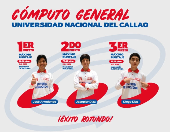 Primeros en Cómputo general de Universidad del Callao